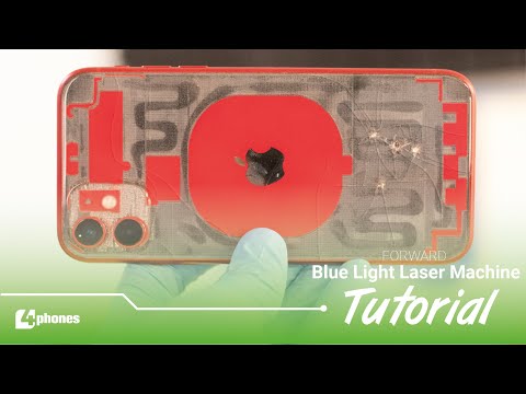 Forward Blue Light Laser Separation Machine With High Flow Air Purifie